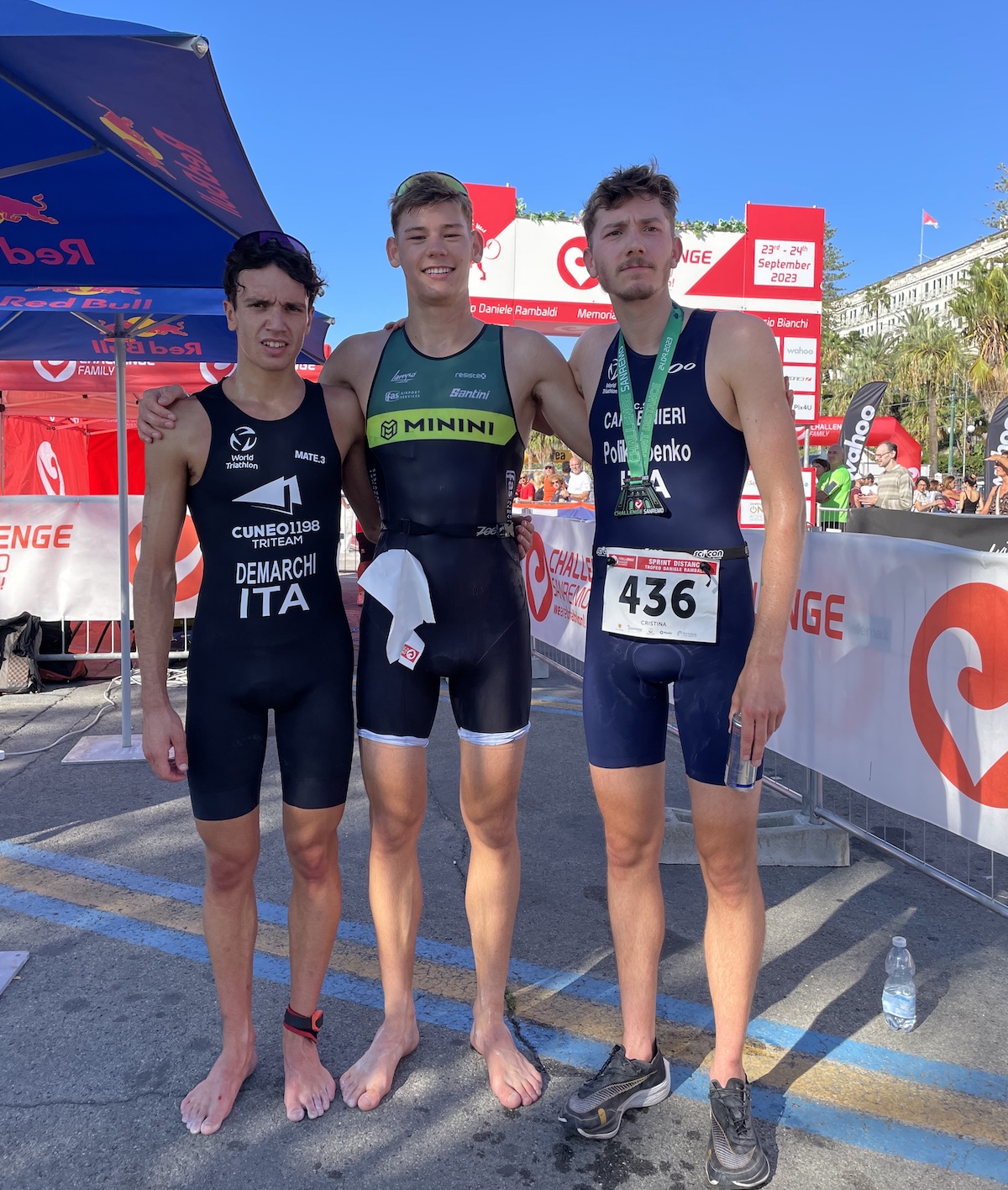 Triathlon Sprint: Polikarpenko double, Estler success - Challenge Sanremo